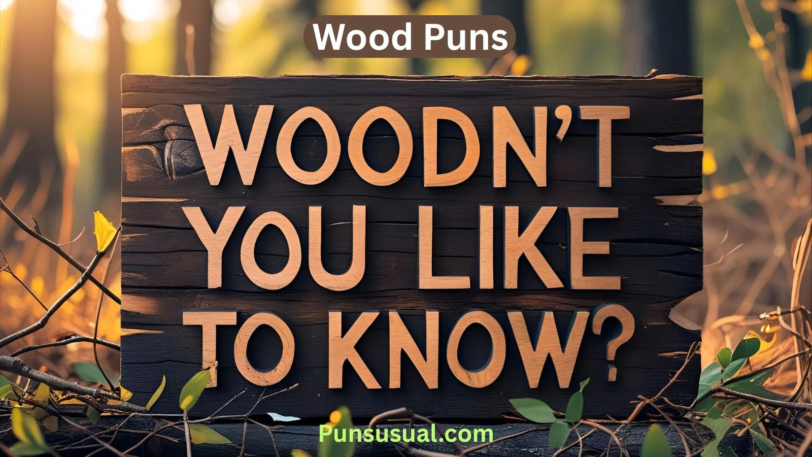 220+ Hilarious, Funny & Flirty Wood Puns (2025 Edition)
